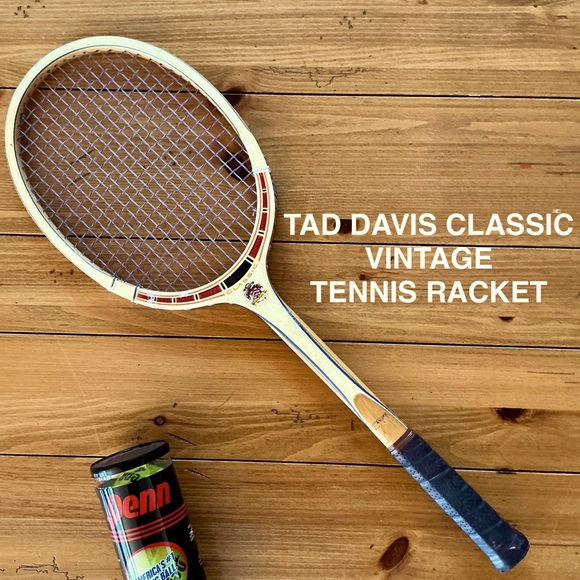 TAD DAVIS | Games | Tad Davis Classic Vintage Tennis Racket C 96s ...